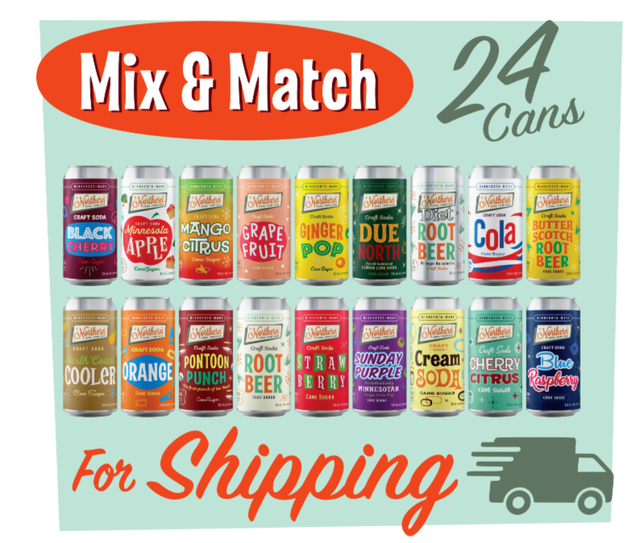 Mix and Match Case of Soda | Northern Soda Company